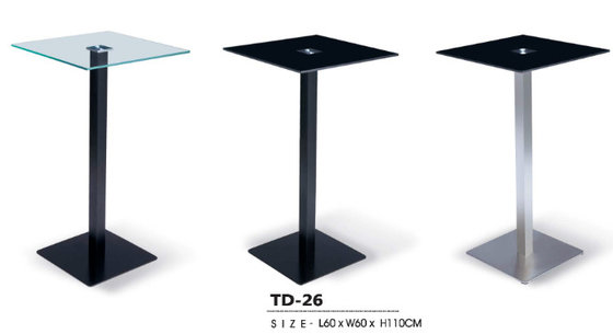 China Modern club square glass bar table furniture supplier