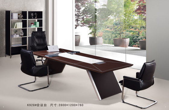 China luxury leather office conference table furniture/luxury leather office conference table supplier
