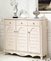 China luxury modern wood shoe cabinet furniture supplier