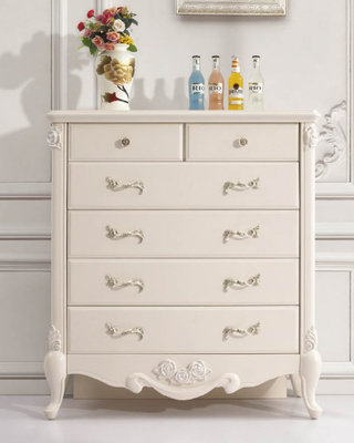 China luxury French style wooden 6 drawer cabinet furniture supplier