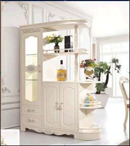 China luxury French style living room bar cabinet/partition cabinet supplier