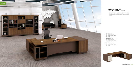 China wholesale melamine boss office table furniture supplier