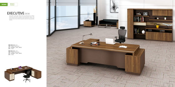 China wholesale melamine boss office executive table furniture supplier