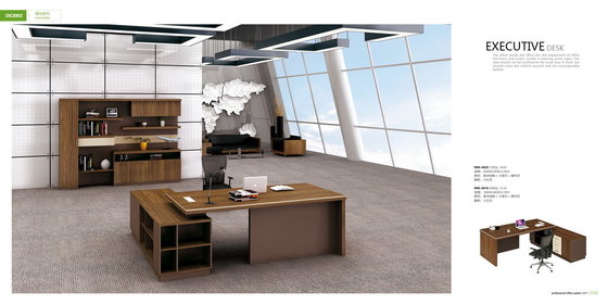 China wholesale melamine office executive manager table furniture supplier