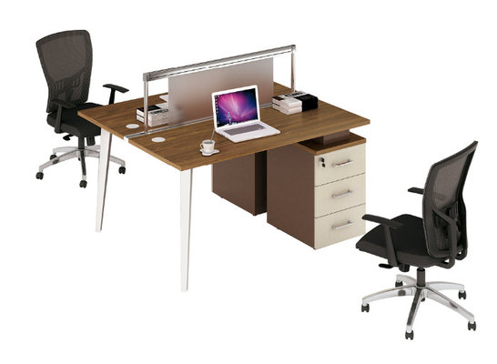 China wholesale 2 person melamine office workstaion table furniture supplier