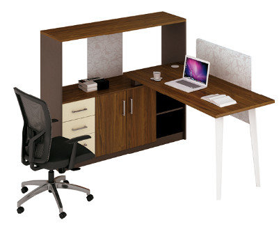 China wholesale melamine single office workstaion table furniture supplier