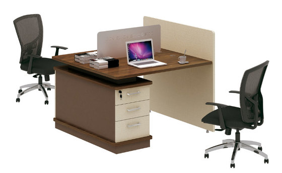 China modern melamine 2 seater office workstaion table furniture supplier