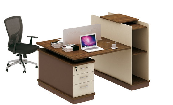 China modern melamine 2 seater office workstaion table office furniture supplier