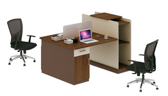China modern wooden 2 seater office workstaion table office furniture supplier