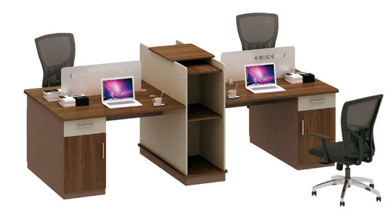 China modern wood 2 seater office workstaion table office furniture supplier