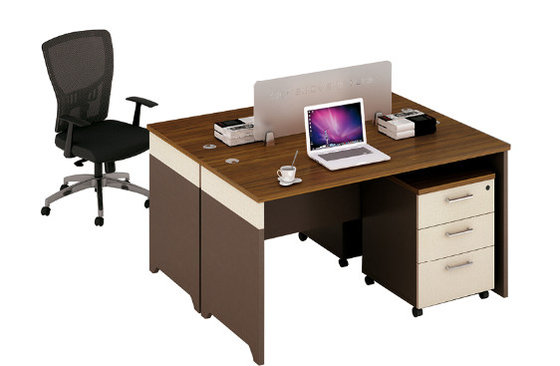 China modern 2 seater office staff computer workstation table furniture supplier