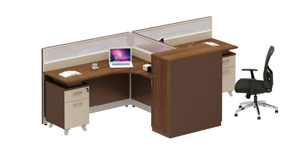 China modern 2 seat melamine office panel workstation table furniture supplier