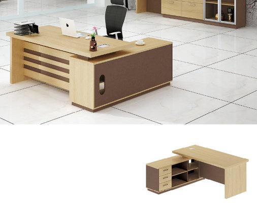 China wholesale melamine office manager furniture table supplier