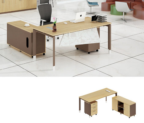 China modern MFC office manager furniture table supplier