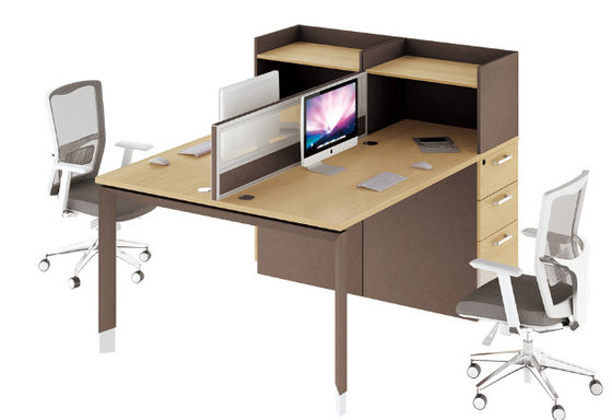 China modern 2 seater office panel workstation table furniture supplier