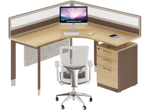 China modern office desktop panel workstation table furniture supplier