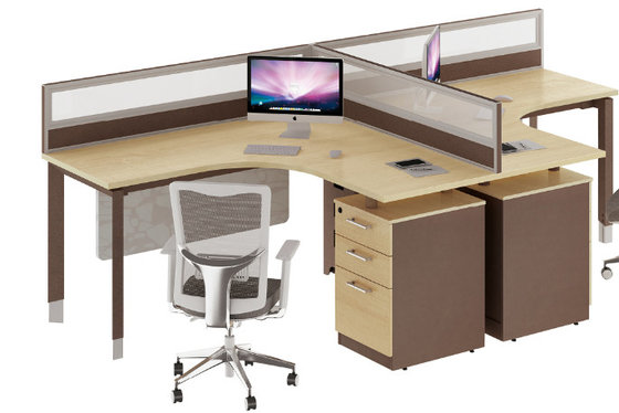 China modern 2 seater office panel desktop workstation table furniture supplier
