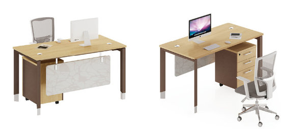 China modern MFC office staff table furniture factory supplier