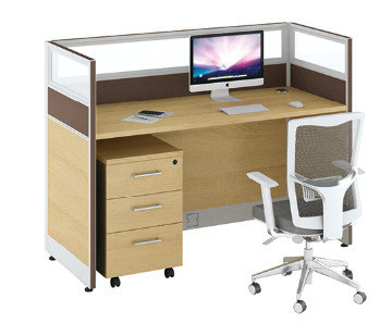 China modern office galss partition table furniture supplier