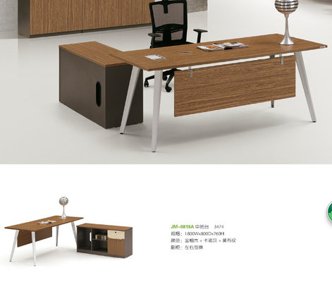 China modern melamine laminated office manager table furniture supplier