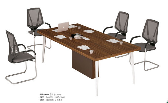 China Modern 2.4m melamine conference table furniture supplier