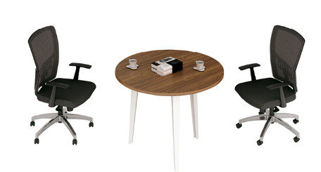 China Modern round melamine meeting table furniture supplier