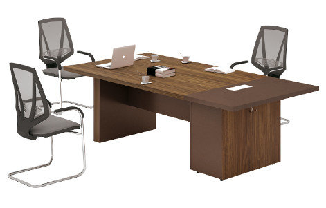 China Modern 2.4m melamine conference desk furniture supplier