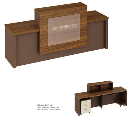 China office 2.4m reception desk furniture supplier