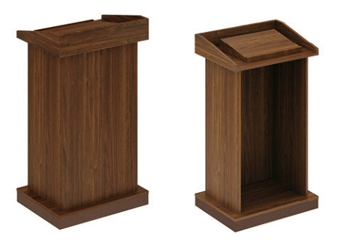 China modern melamine podium furniture supplier