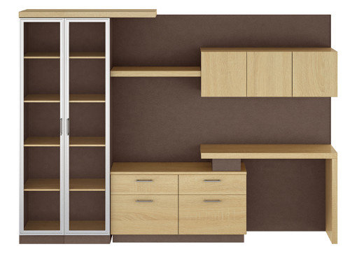 China modern hi-class boss office filing cabinet furniture supplier