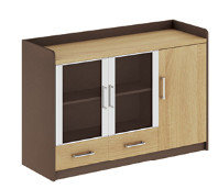 China modern office low credenza cabinet/side cabinet furniture supplier