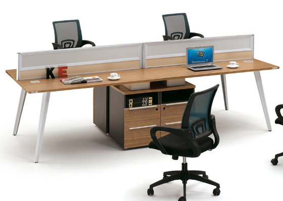China modern 4 seat office workstation furniture supplier