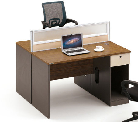 China modern two seater office workstation with CPU storage supplier