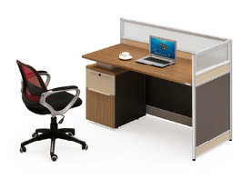 China modern one seater office workstation table supplier