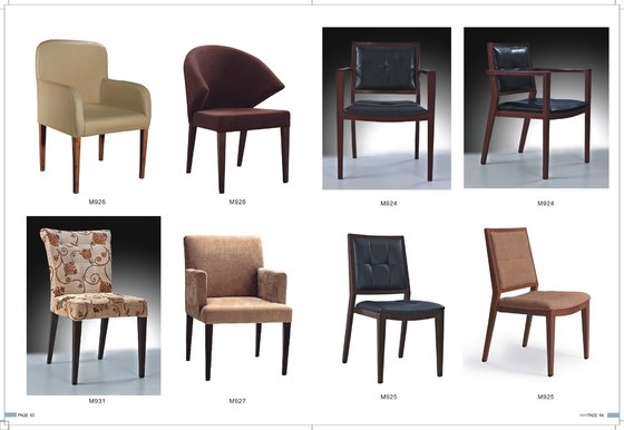 China restaurant fabric arm dining chair furniture supplier