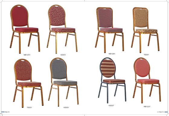 China stackable restaurant aluminium banquet chair furniture supplier