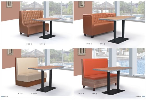 China restaurant booth sofa set furniture supplier