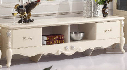 China luxury French style wooden TV cabinet/TV stand furniture supplier