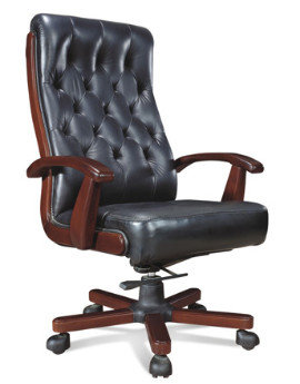 China office wood frame manager swivel chair furniture supplier