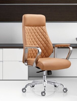 China modern PU leather high back office executive chair furniture supplier