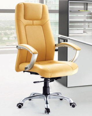 China modern high back office manager swivel leather chair furniture supplier
