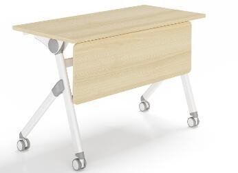 China classroom movable folding desk with casters furniture supplier