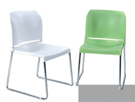 China high quality stackable plastic meeting chair/stackable plastic training chair furniture supplier