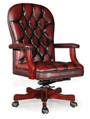 China antique Europe style chesterfield high back executive chair supplier