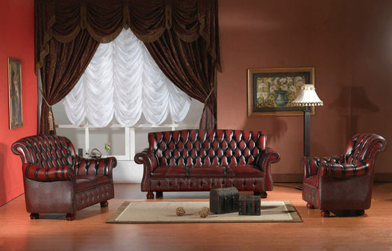 China Europe style chesterfield sofa set antique sofa set supplier