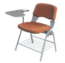 China training room upholstered chair with basket and tablet supplier