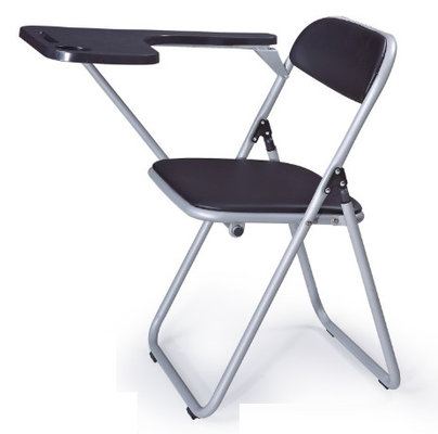 China foldable chair with tablet/foldable chair with writing board supplier