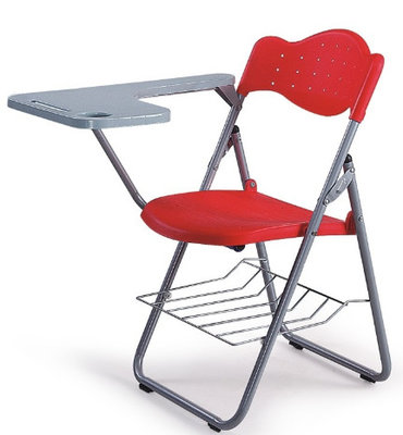 China training room foldable chair with basket furniture supplier
