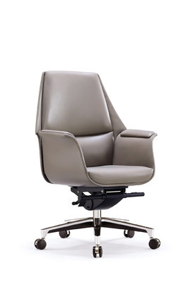 China luxury medium back office manager leather chair furniture supplier