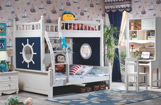 China solid wood bunk bed supplier